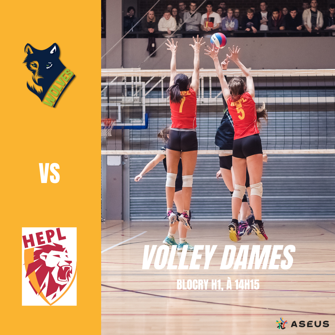 30/03/2022 - - Finale Volley-ball - UCLouvain Wolves vs HEPL | ASEUS